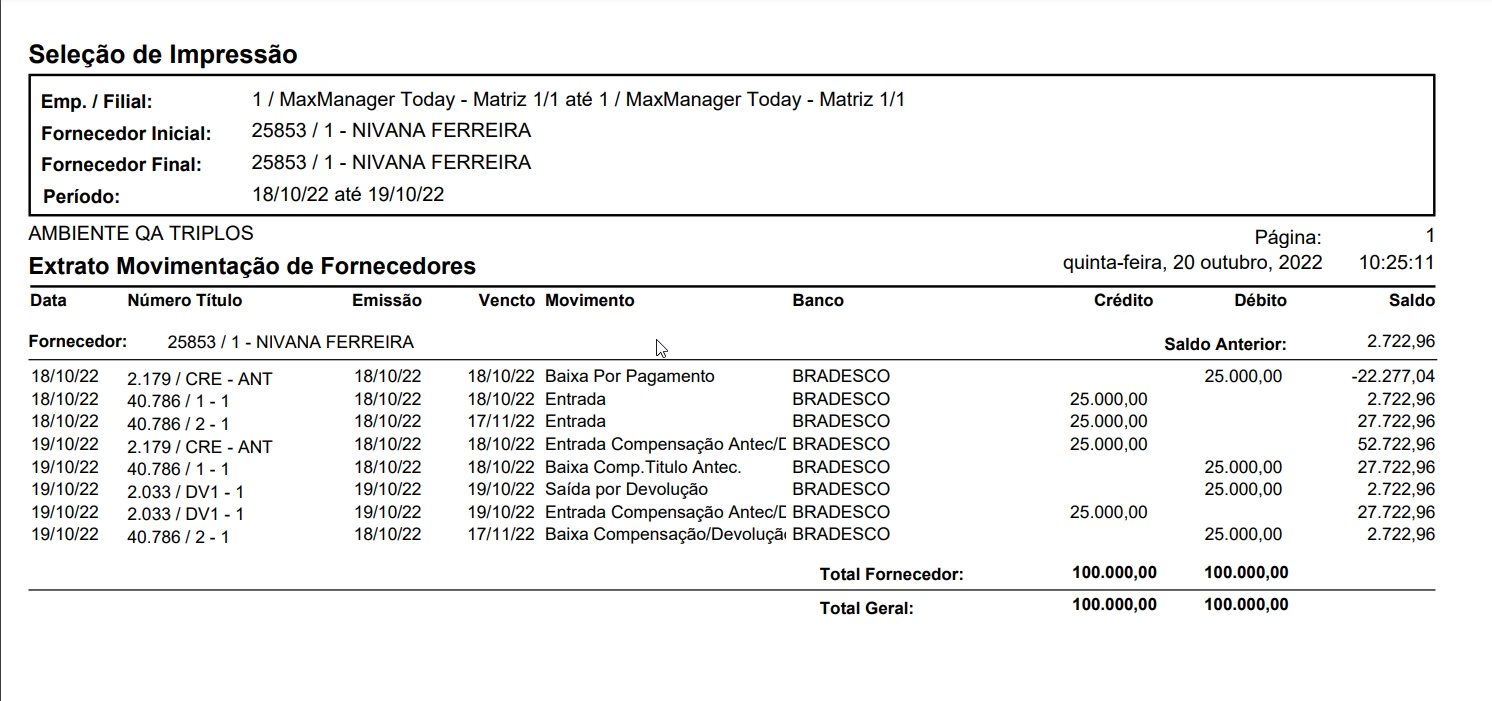 Como funciona o processo compensação do contas a pagar de títulos de ...